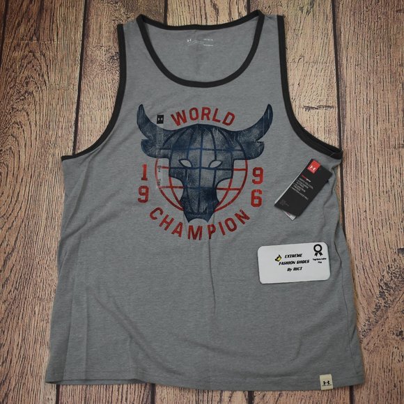 Under Armour | Shirts | Under Armour Project Rock Mens Tank Sizes L ...
